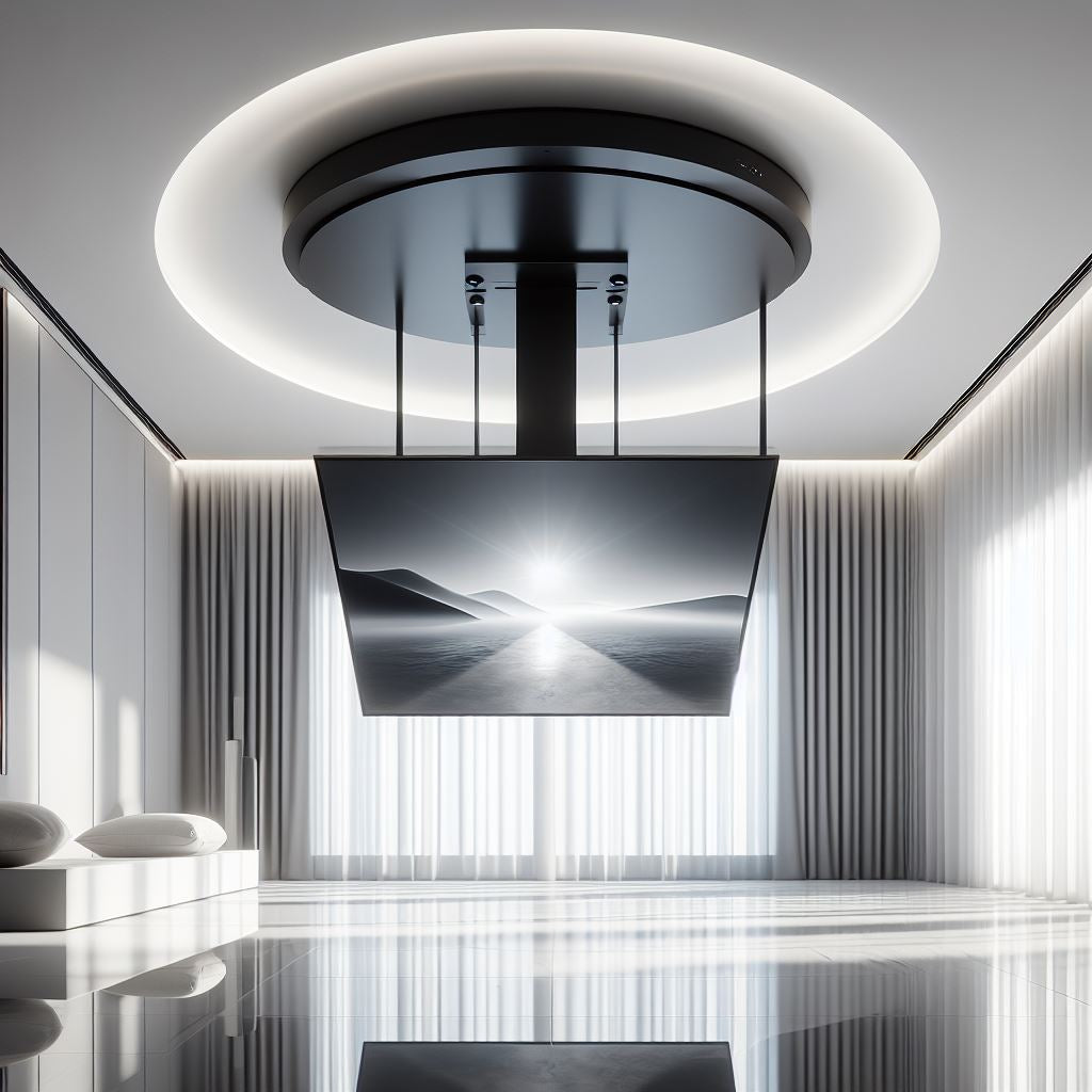 The Fold Up Ceiling TV Mount – CONDOMOUNTS