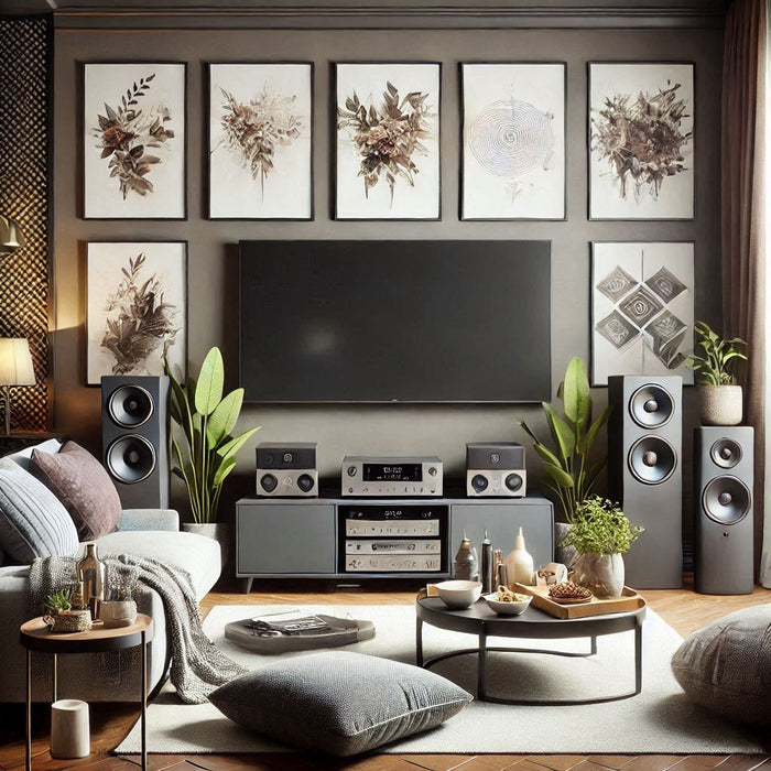 How to Create a Home Theater with Wall-Mounted TV and Audio Equipment ...