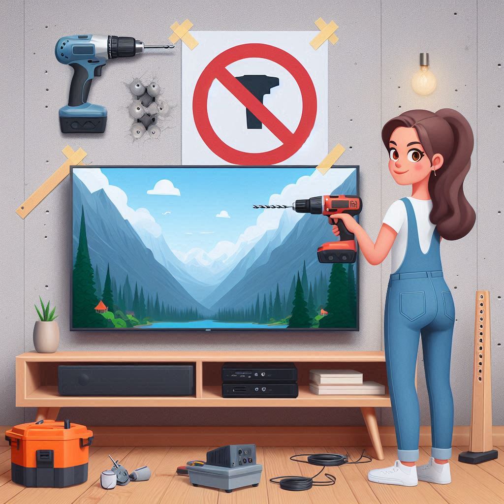 The Ultimate Guide to Mounting a TV on Drywall Without Drilling – CONDOMOUNTS
