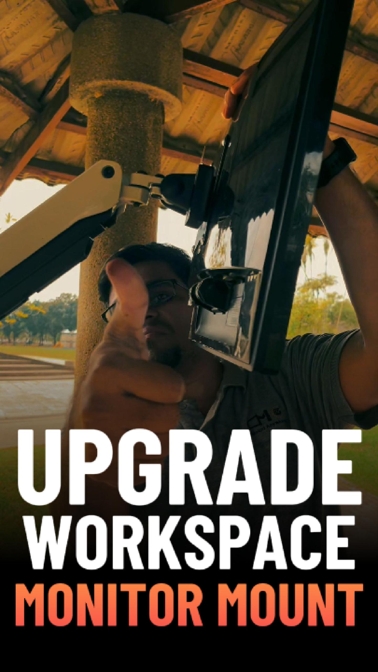 Upgrade Your Workspace with Condomounts Pillar Monitor Mount – CONDOMOUNTS