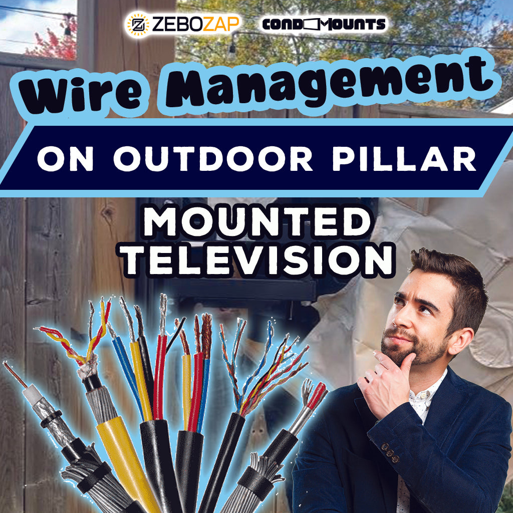 Mastering Wire Arrangement: A Guide to Tidy TV Mounting on Pillars ...