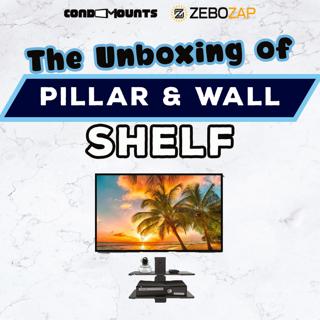 Revamp Your TV Setup with the Pillar & Wall Shelf by Condomounts ...
