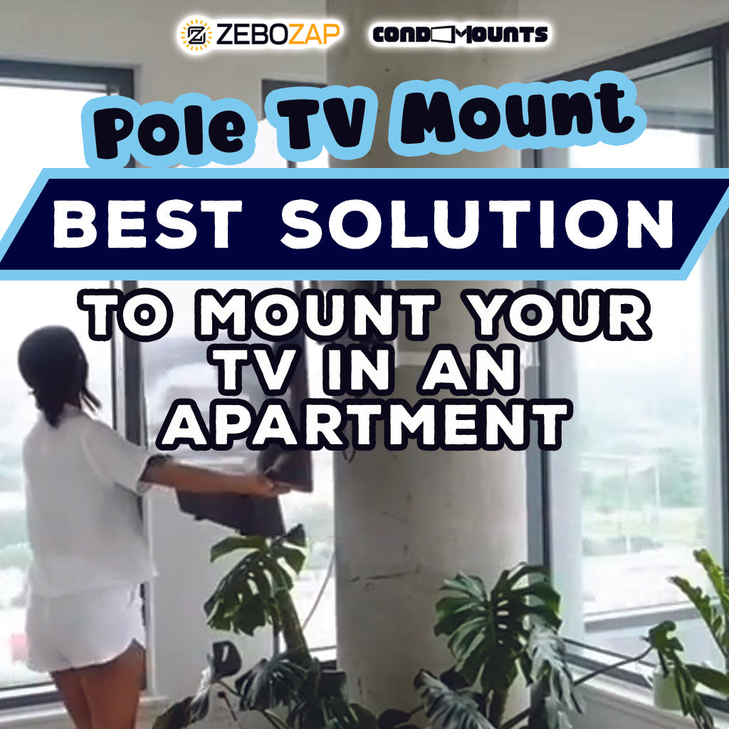 Pole TV Mount | Apartment TV Mounting Solution – CONDOMOUNTS