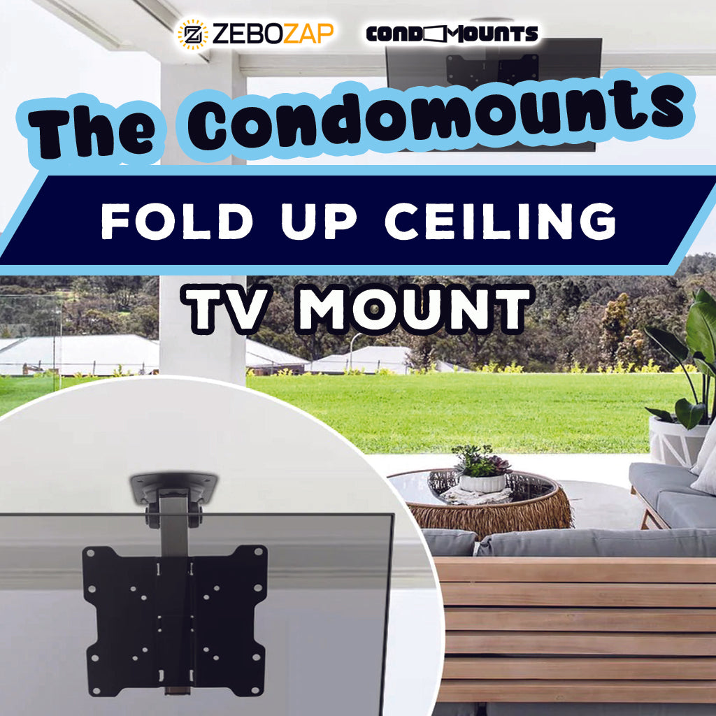 The Fold Up Ceiling TV Mount – CONDOMOUNTS
