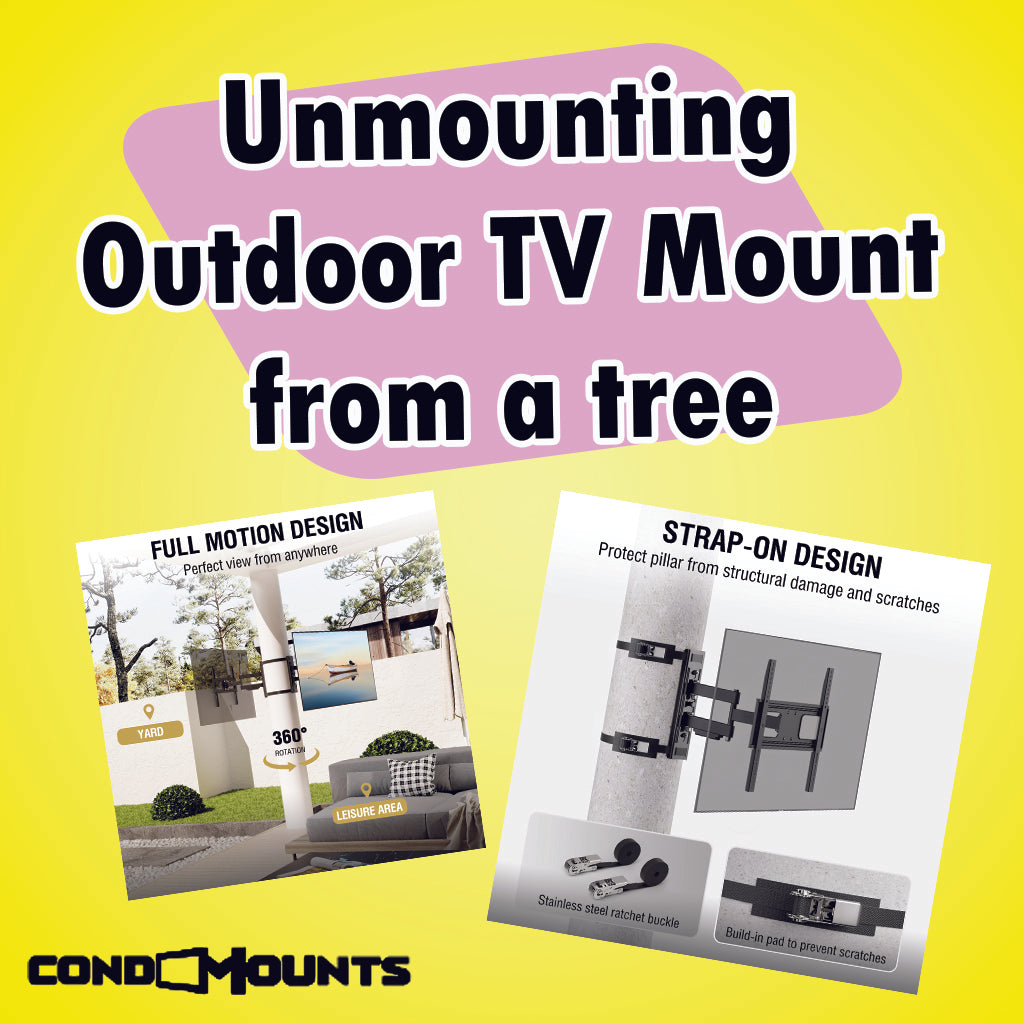Unveiling the Untangling: How to Unmount a TV from a Tree! – CondoMounts