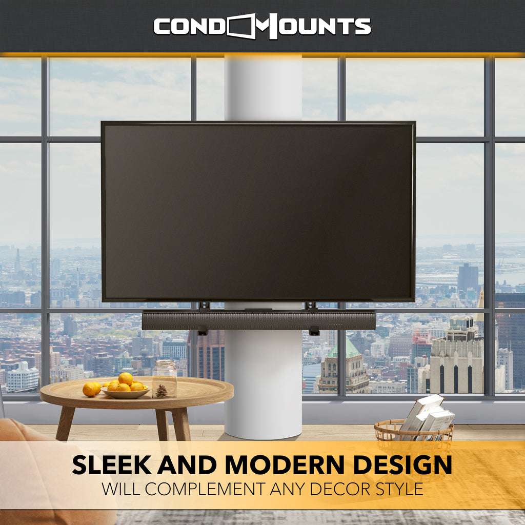 CondoMounts Pillar Sound Bar Mount | Soundbar On Pillars and Columns ...