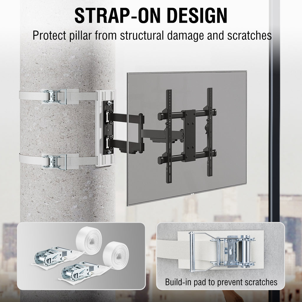 Full Motion Pillar TV Mount | Column TV Mount CLMTVA1044 – CONDOMOUNTS