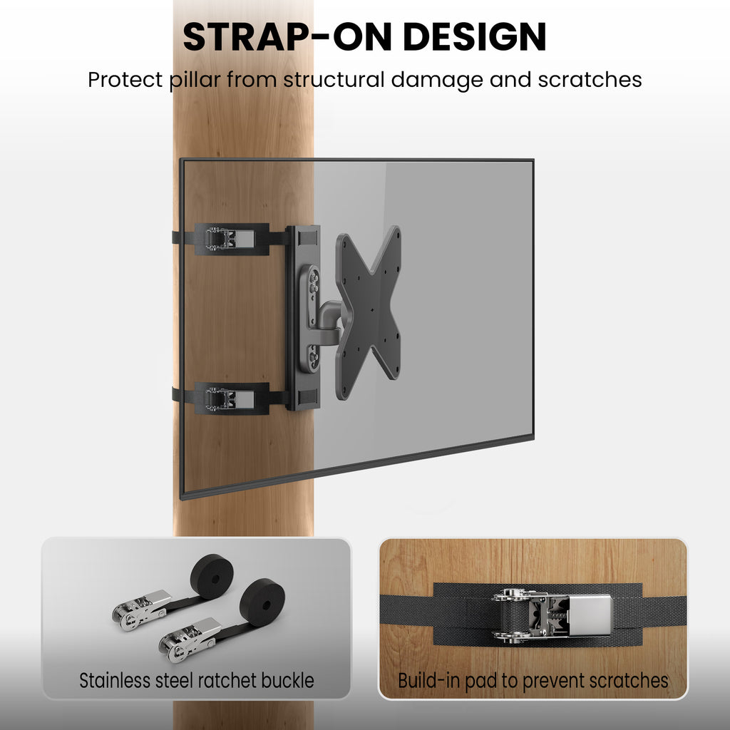 ZeboZAP DIY Swivelling Gazebo TV Mount | Strapping - No Drilling ...